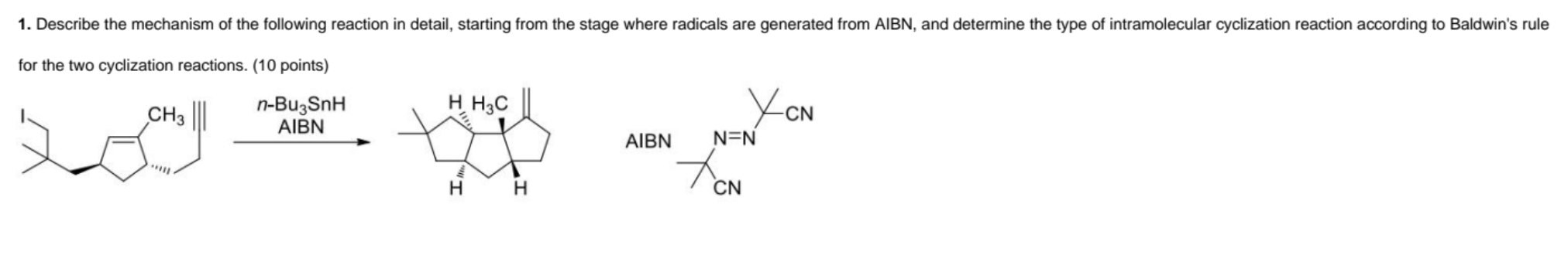 Solved Describe the mechanism of the following reaction in | Chegg.com