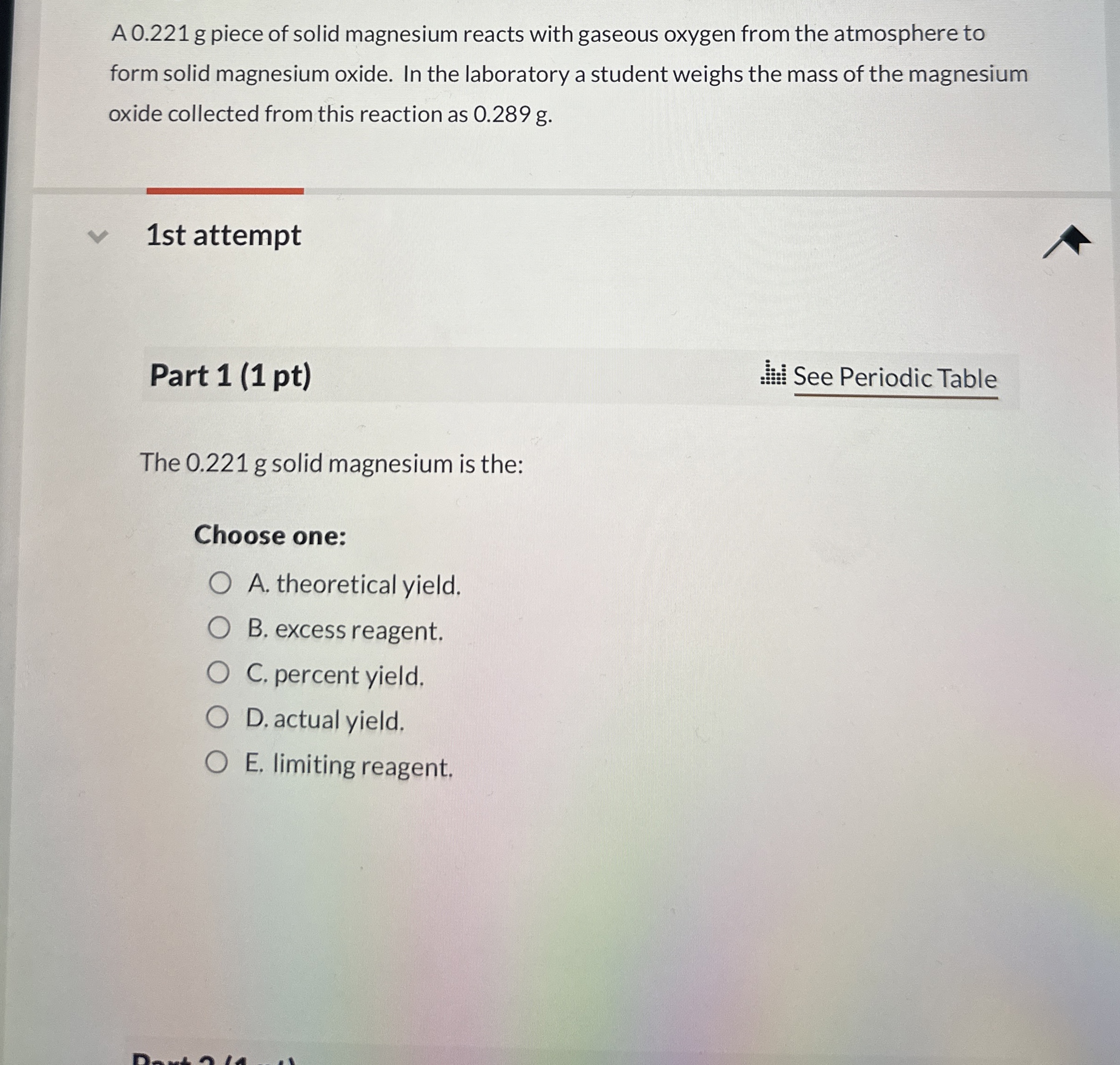 Solved form solid magnesium oxide. In the laboratory a | Chegg.com