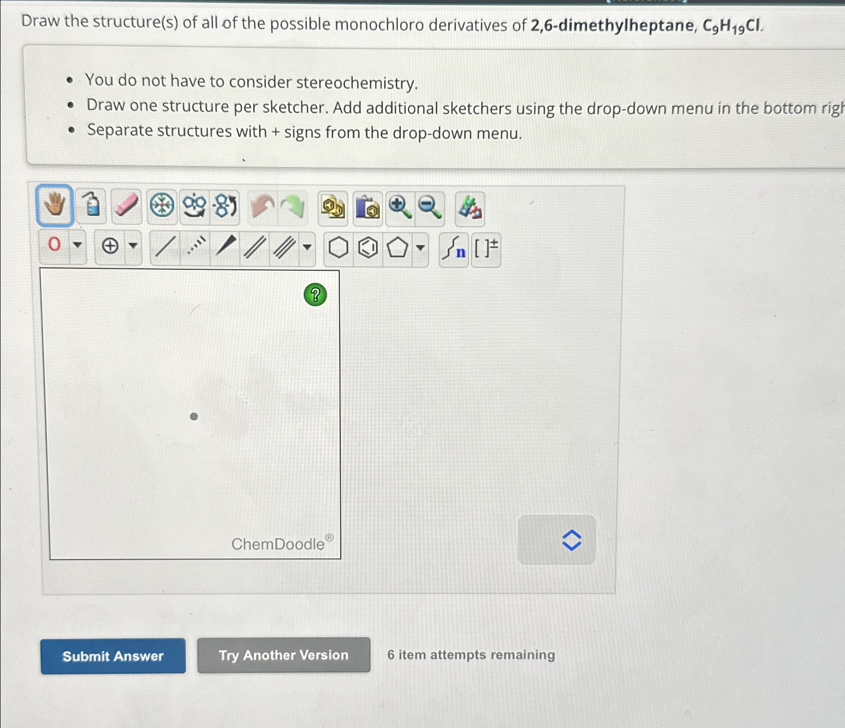 Solved Draw the structure(s) ﻿of all of the possible | Chegg.com
