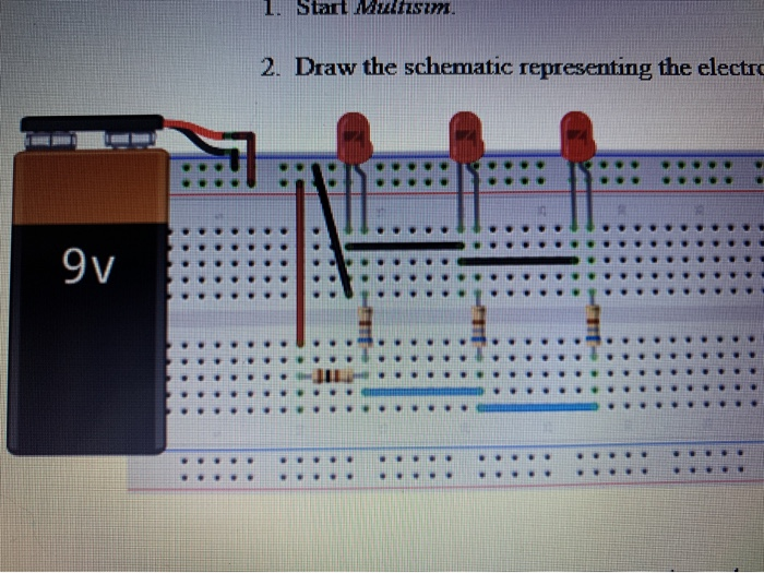 Solved assuming LEDs are standard 20mA types. 6. measure the | Chegg.com