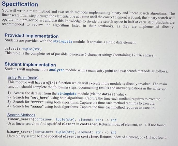 Solved You will write a main method and two static methods | Chegg.com
