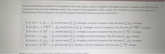 Solved Each of the following statements is an attempt to | Chegg.com