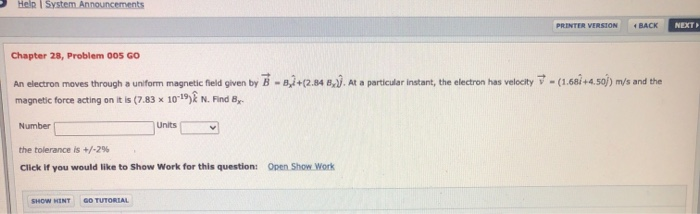 Solved Help System Announcements PRINTER VERSION 4 BACK NEXT | Chegg.com