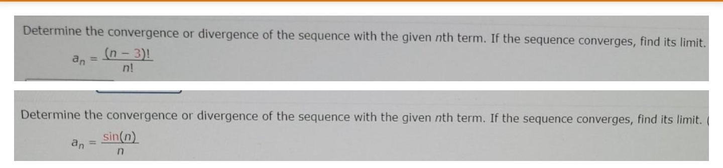 Solved Determine the convergence or divergence of the | Chegg.com