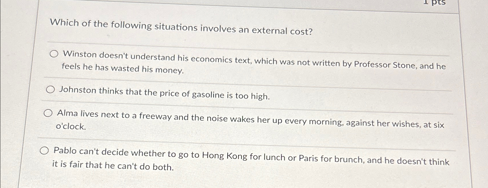 Solved Which of the following situations involves an | Chegg.com