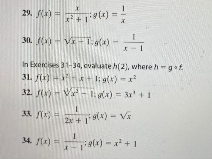 Solved In Exercises 1-8, let f(x)=x3+5,g(x)=x2−2, and | Chegg.com