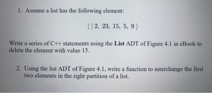Solved write C++ to solve number 2 ONLYYY, show PIC OF THE | Chegg.com