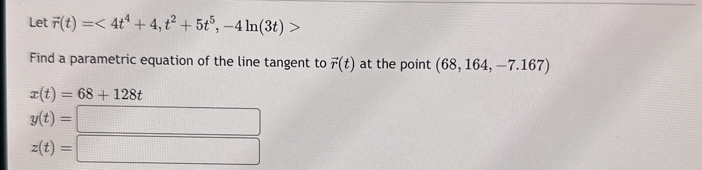 Solved Let vec(r)(t)= Find a | Chegg.com
