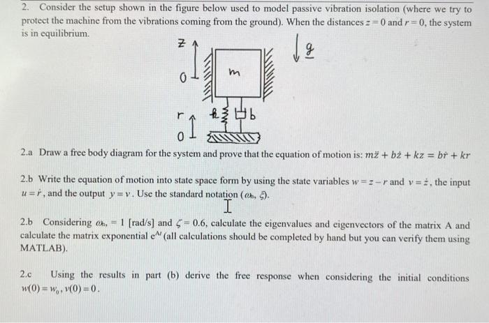 Solved 2. Consider the setup shown in the figure below used | Chegg.com