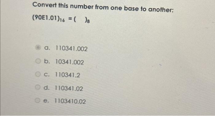 Solved Convert this number from one base to another: | Chegg.com