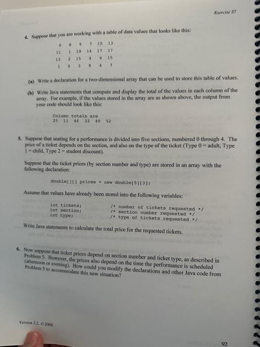 Solved The arrays that you have worked with in previous | Chegg.com
