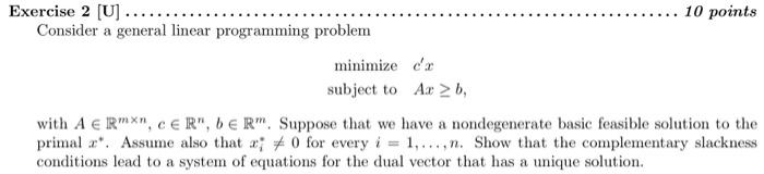 Solved minimize subject to c′xAx≥b with A∈Rm×n,c∈Rn,b∈Rm. | Chegg.com