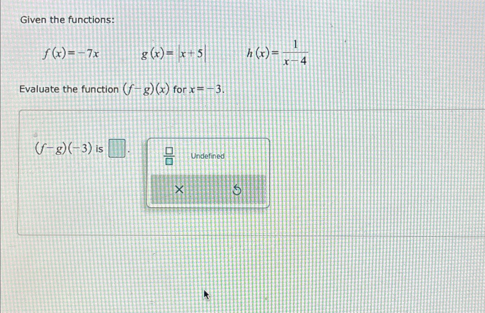 Solved Given the | Chegg.com