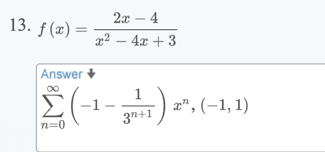 Solved 5 11.9 ﻿Exercise 13. ﻿Express the function as the sum | Chegg.com
