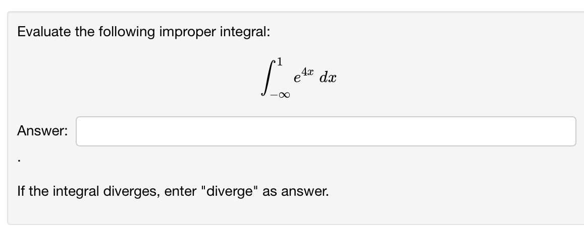Solved Evaluate the following improper | Chegg.com