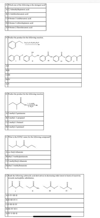 Solved Which of the folosing the Any BiH Demo che Imm | Chegg.com