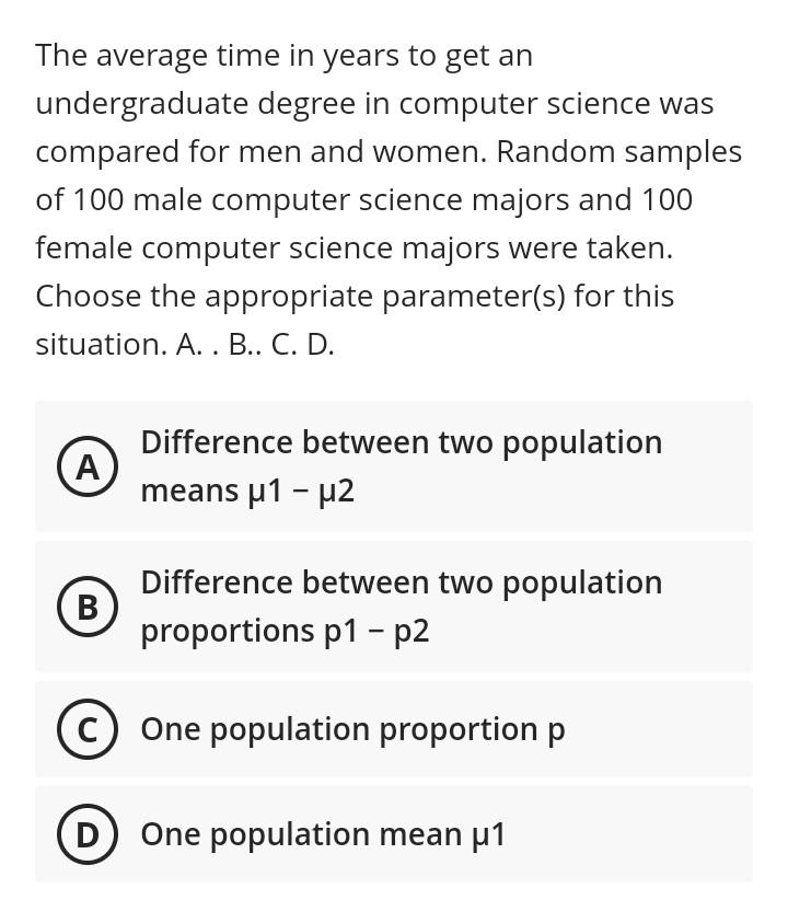 Solved The average time in years to get an undergraduate | Chegg.com