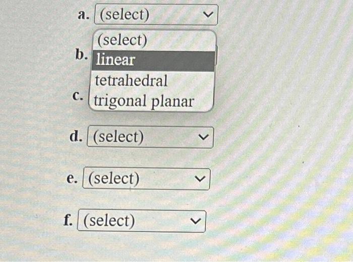 Solved Using the principles of VSEPR theory, you can predict | Chegg.com