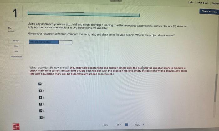 Solved EX8-5 (Static) Given the network plan that... Given | Chegg.com