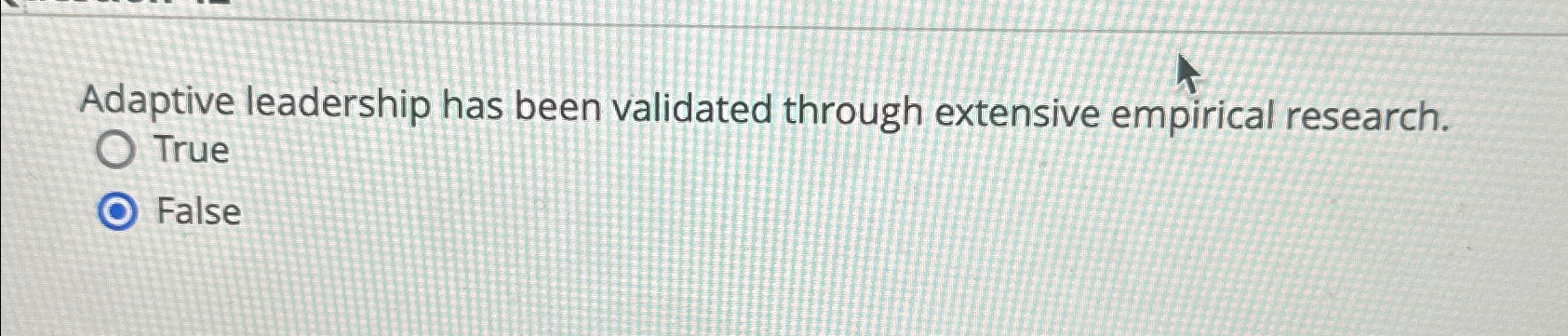 Solved Adaptive leadership has been validated through | Chegg.com