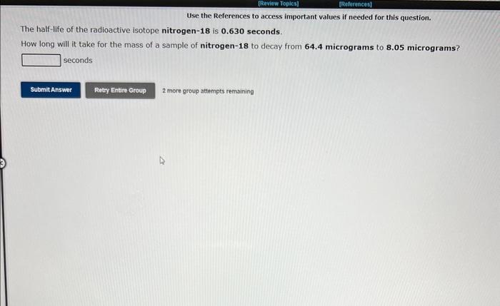 Solved Use the References to access important values if | Chegg.com