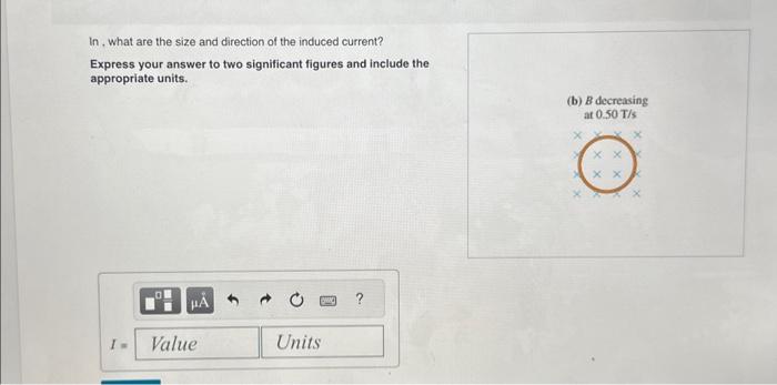 Solved The figure shows a 19 cm diameter loop in three | Chegg.com