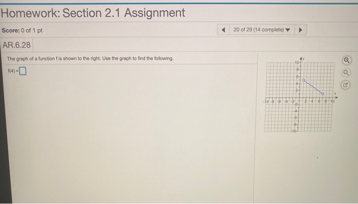 Solved Homework: Section 2.1 Assignment Score: 0 of 1 pt 20 | Chegg.com