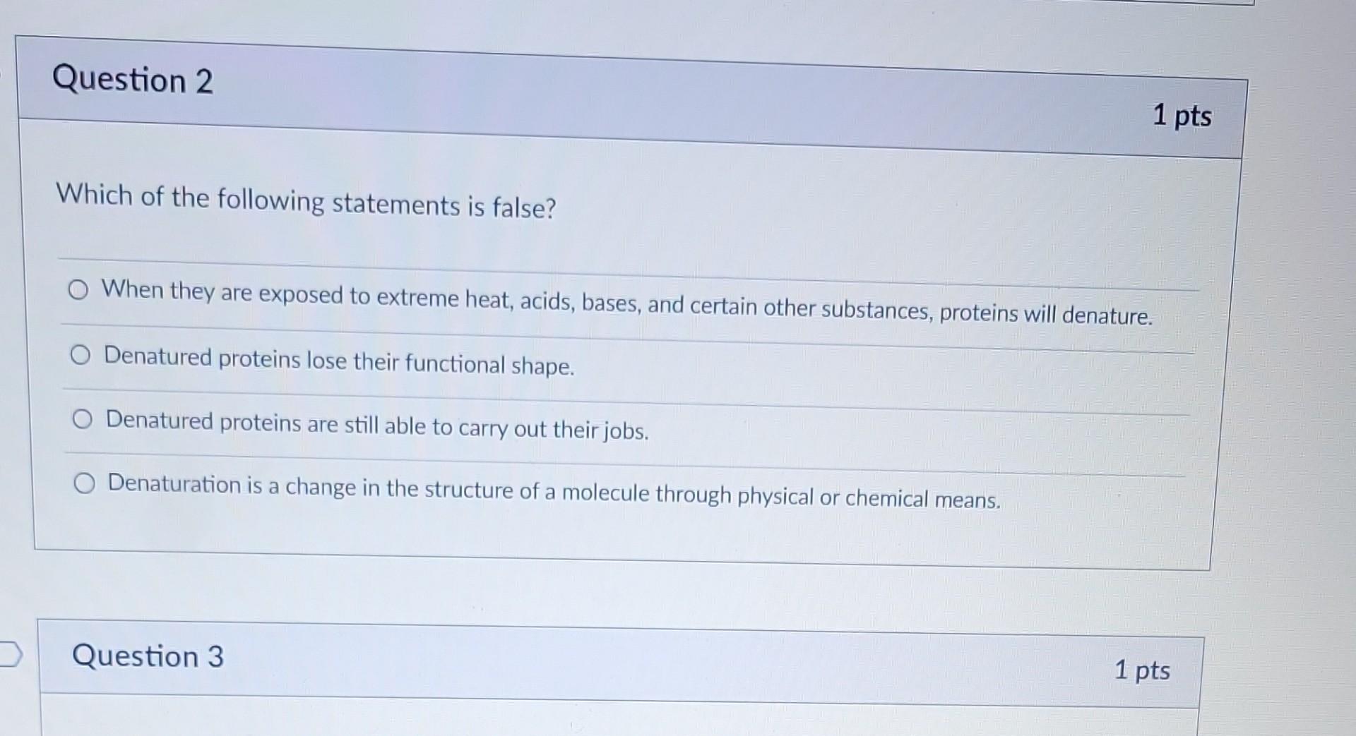 Solved Which of the following statements is false? When they | Chegg.com