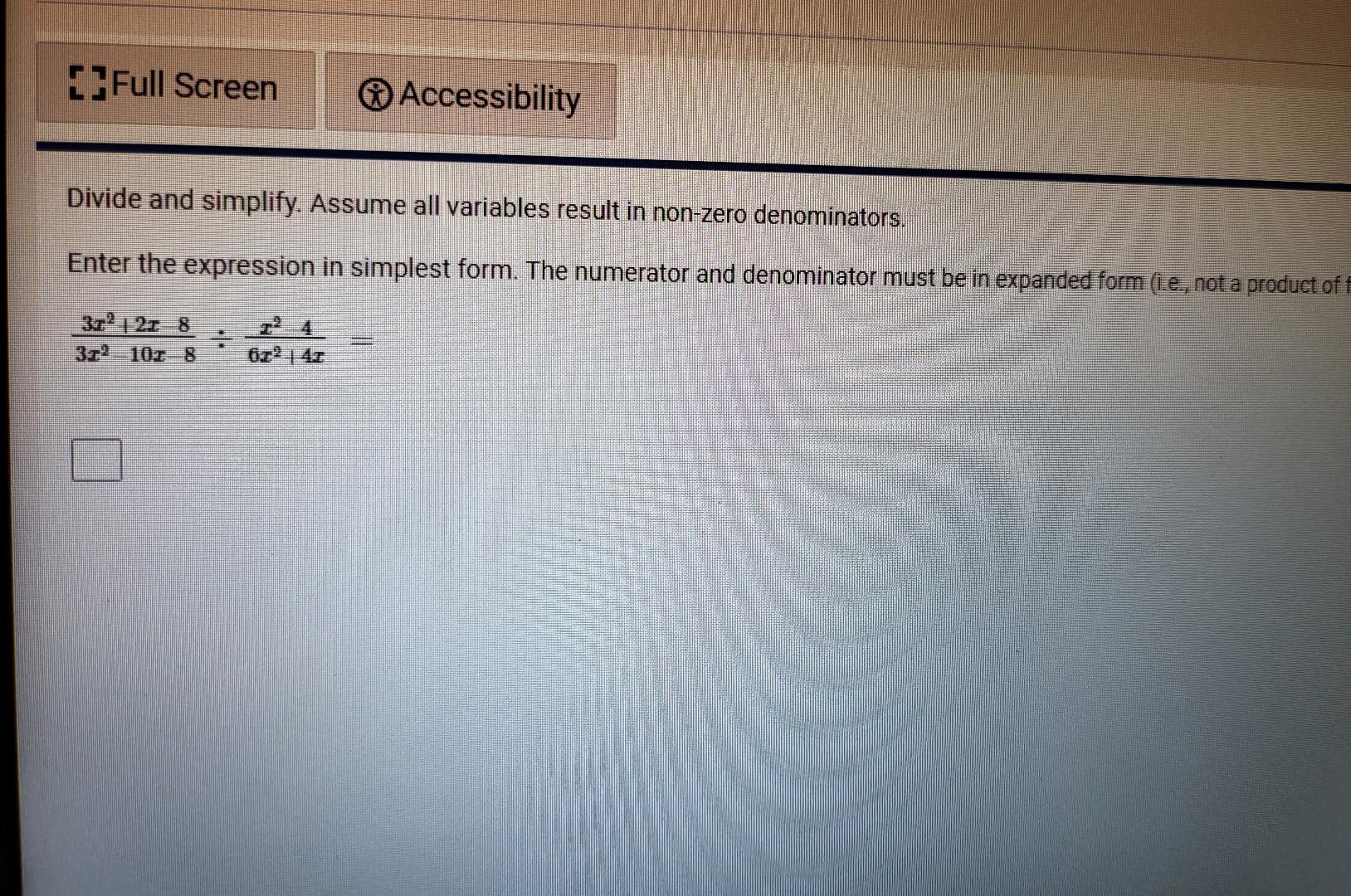 Solved Simplify. Assume that all variables result in nonzero | Chegg.com