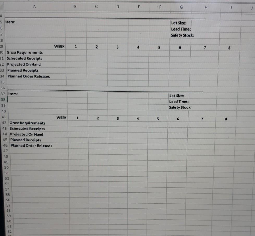 Solved This assim Download the Excel MRP Worksheet | Chegg.com