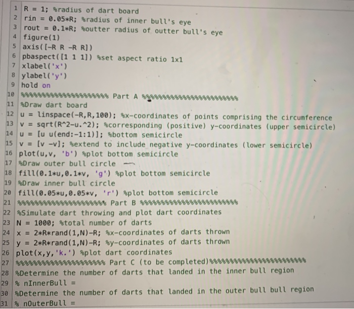 Solved Consider the MATLAB code provided below which | Chegg.com