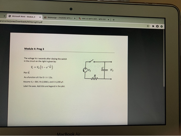 Solved » Microsoft Word - Module 3 X WebAssign - IFA2020 MTH | Chegg.com