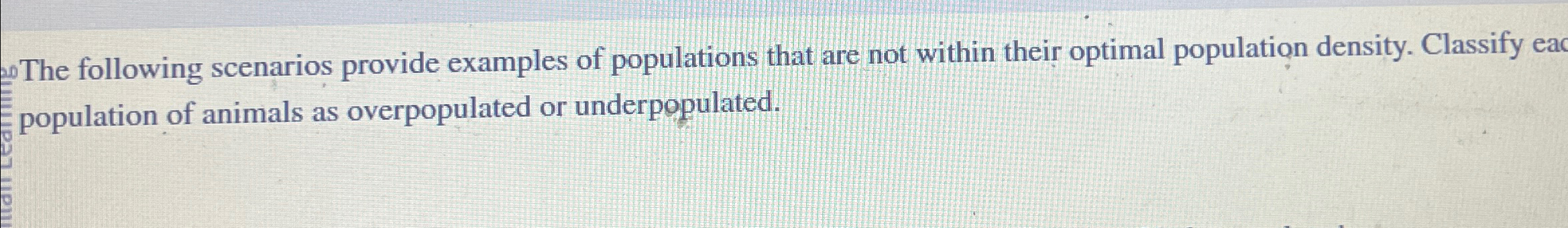 Solved The following scenarios provide examples of | Chegg.com