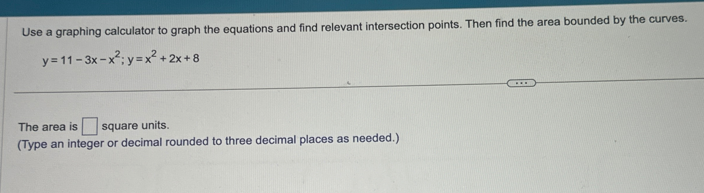 Solved Use a graphing calculator to graph the equations and | Chegg.com