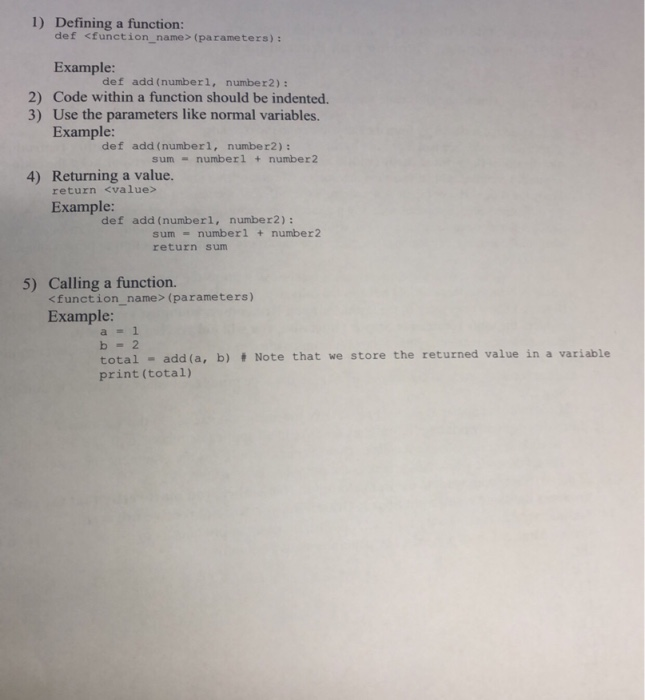 Solved Learning to extract python code and create functions. | Chegg.com