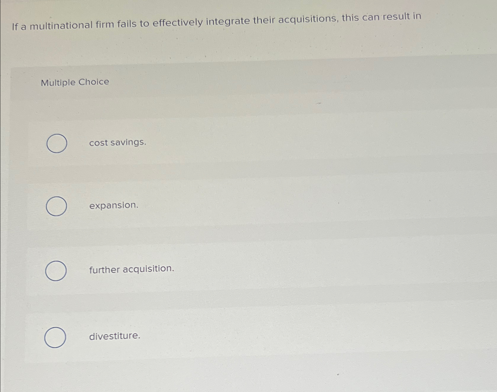 Solved If a multinational firm fails to effectively | Chegg.com