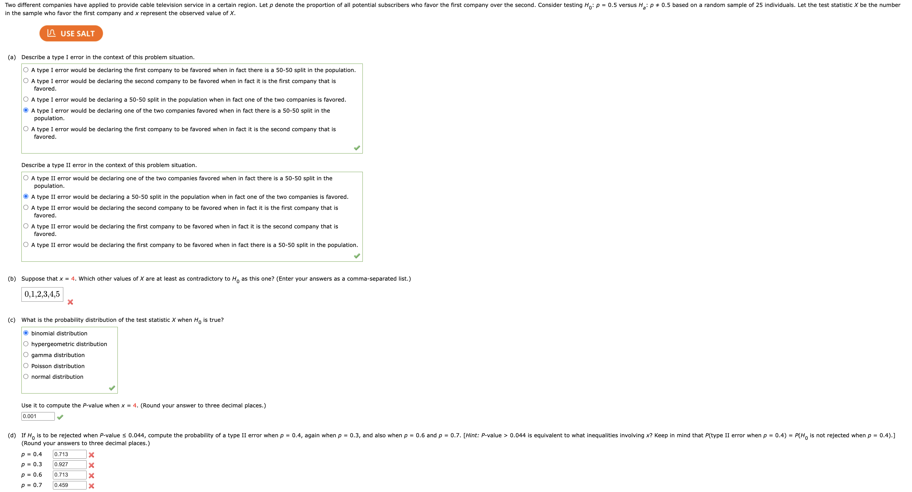 Solved in ﻿the sample who favor the first company and x | Chegg.com