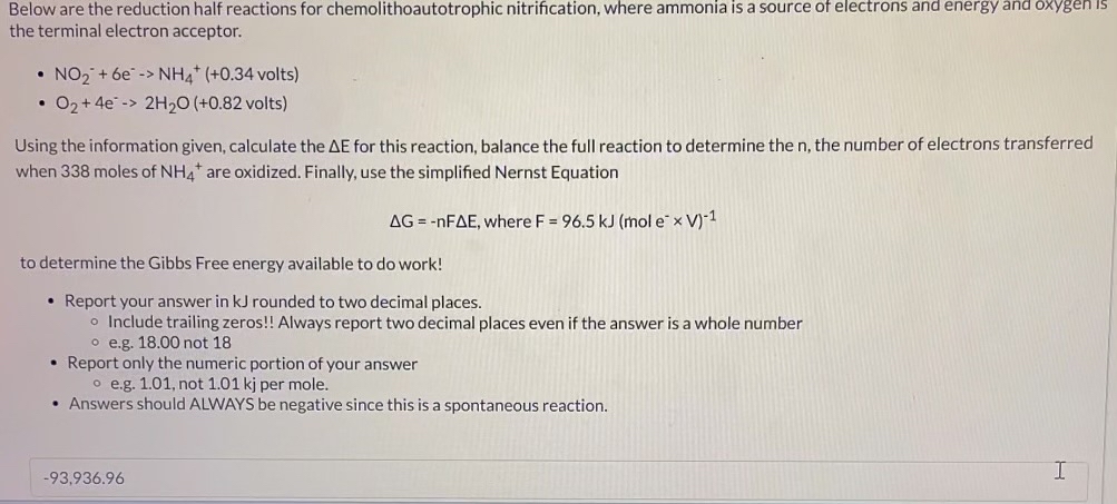 Solved Below are the reduction half reactions for | Chegg.com
