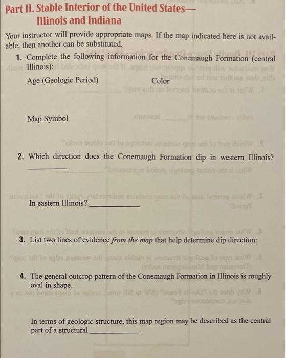 Solved Part II. Stable Interior of the United States- | Chegg.com