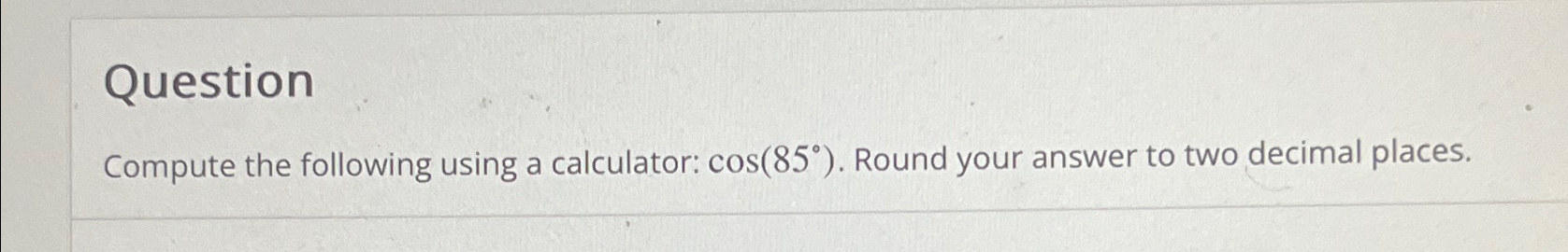 Solved QuestionCompute the following using a calculator: | Chegg.com