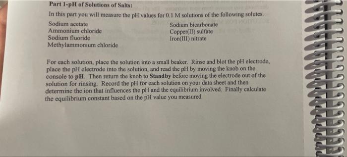 Part 2-Buffer Solution: SHOW YOUK wUк 1) Calculate | Chegg.com