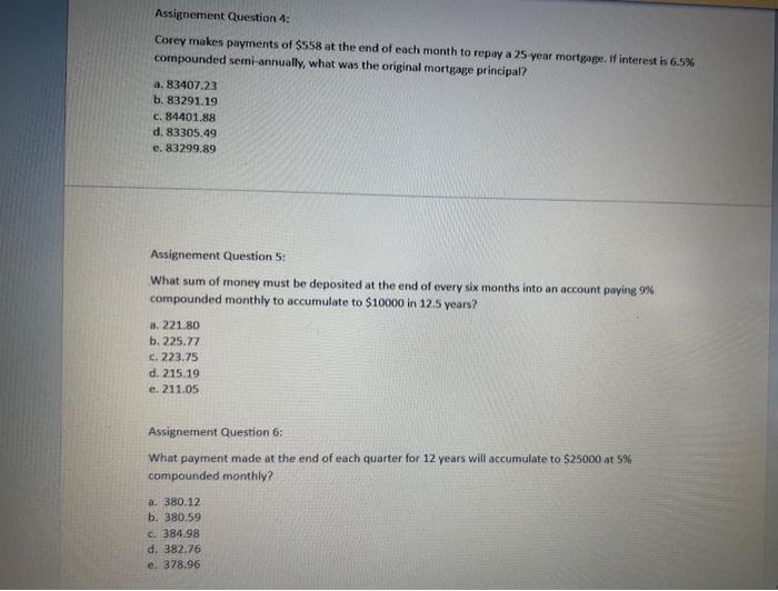 Solved Assignment Question 1: To attend school, Sam deposits | Chegg.com