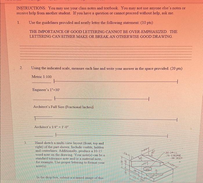 Solved INSTRUCTIONS: You may use your class notes and | Chegg.com Solved INSTRUCTIONS: You may use your class notes and | Chegg.com