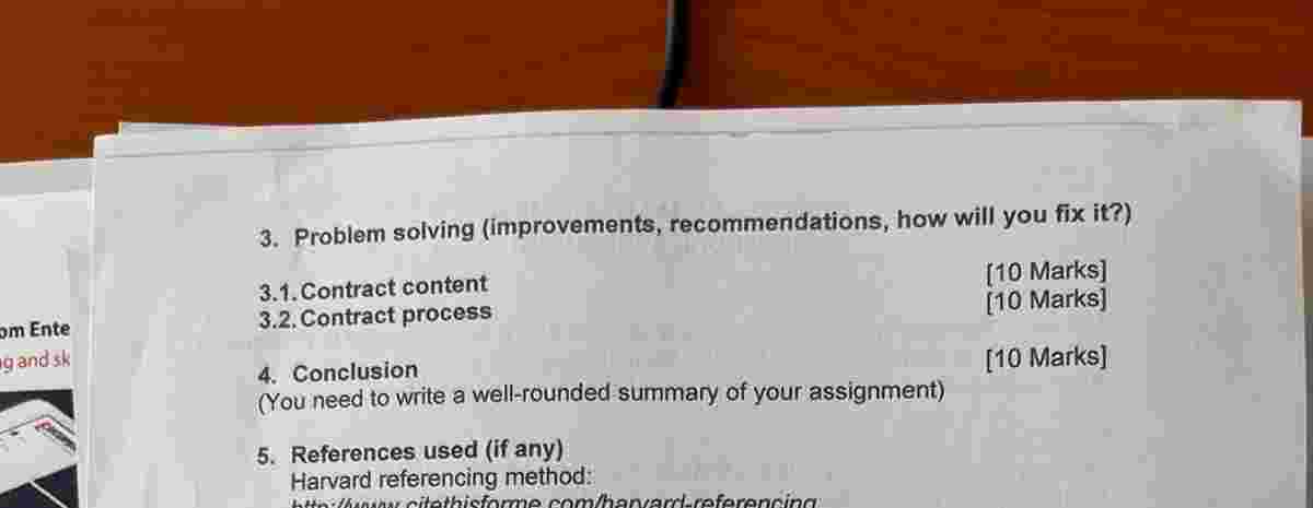 Solved 3. ﻿Problem solving (improvements, ﻿recommendations, | Chegg.com