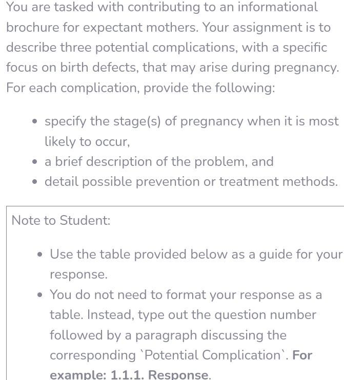 Solved You are tasked with contributing to an informational | Chegg.com