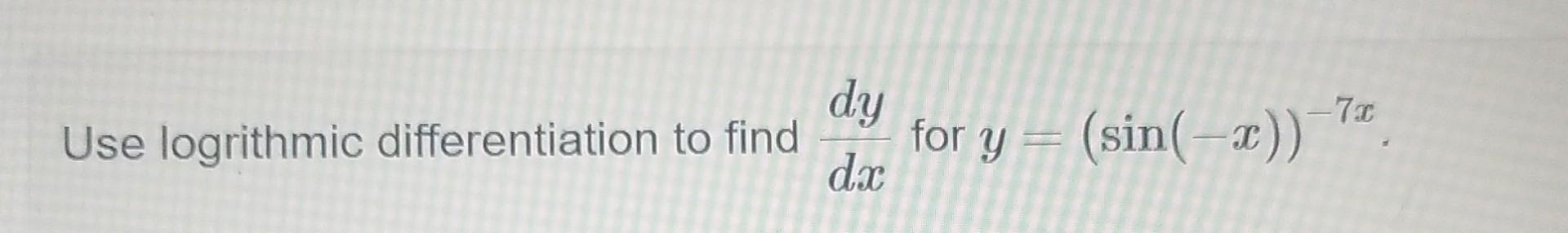 Solved Find f′(x) for f(x)=4x⋅log4(6x)Use logrithmic | Chegg.com