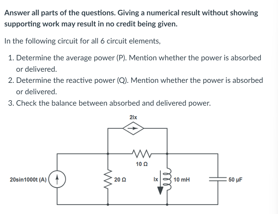 Solved Answer all parts of the questions. Giving a numerical | Chegg.com