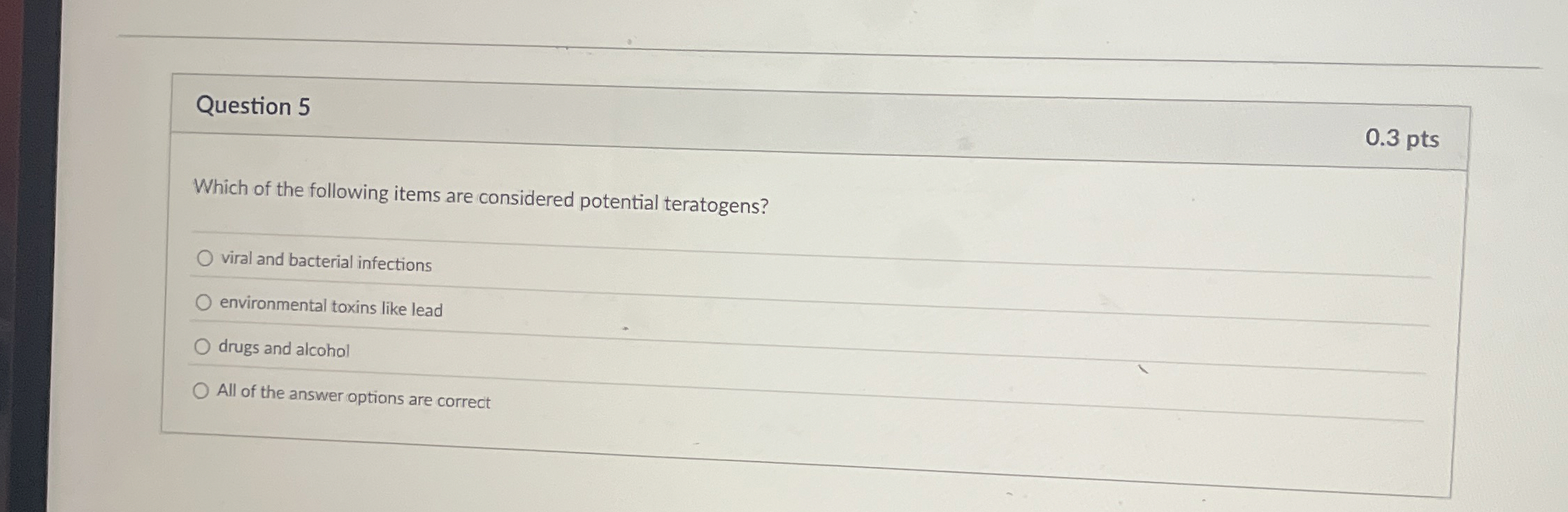 Solved Question 5Which of the following items are considered | Chegg.com