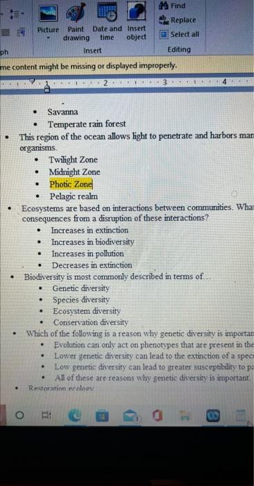 Solved Ecosystems are based on interactions between | Chegg.com