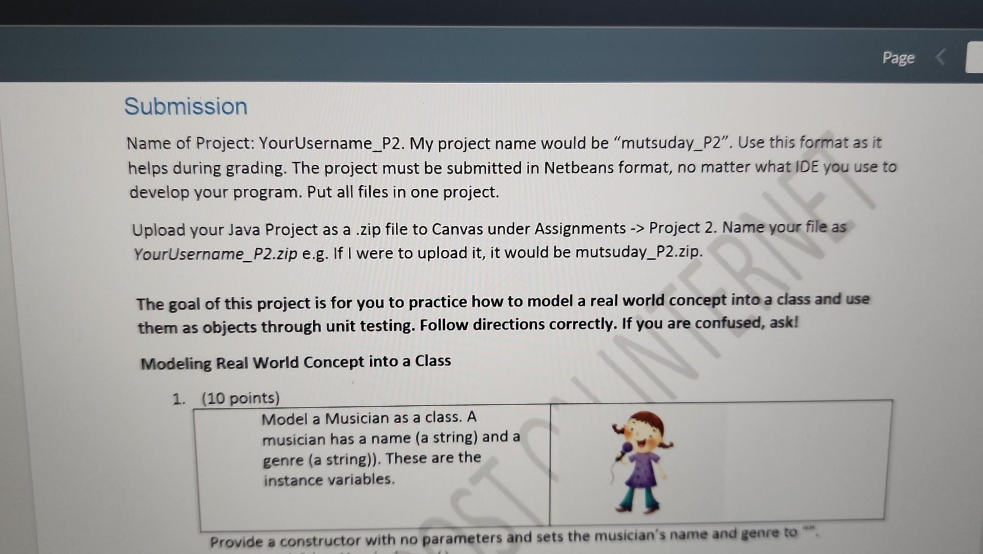 Submission Name of Project: YourUsername_P2. My | Chegg.com